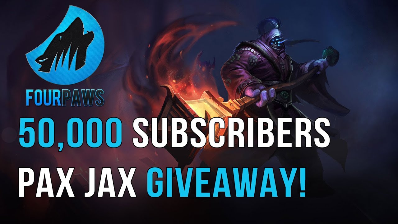 Pax Jax Giveaway - 50,000 Subscribers! ♥ - YouTube