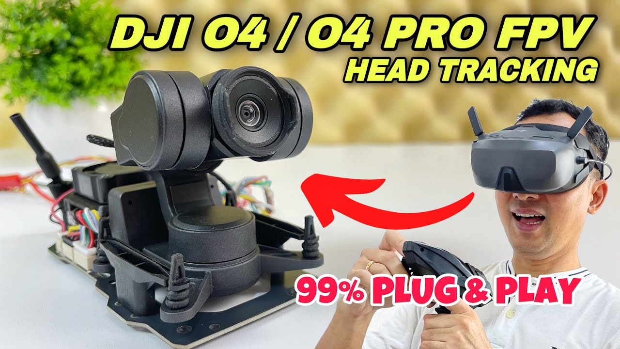 Merakit Gimbal FPV Head Tracking DJI O4 & O4 Pro untuk Mobil RC ...