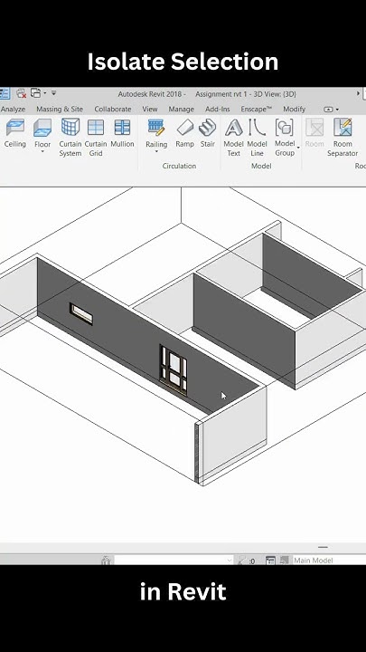 How to Isolate Selection in Revit | Focus on Specific Elements Easily! #shorts - YouTube