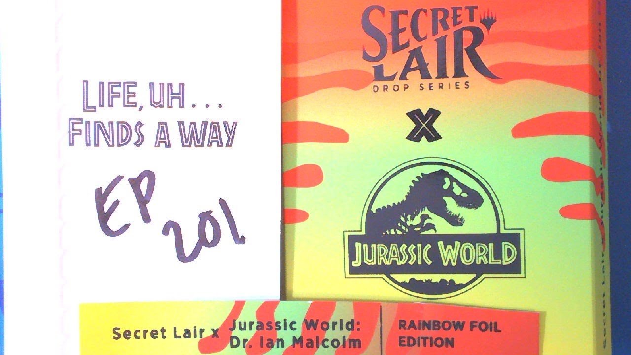 Secret Lair x Jurassic World: Dr. Ian Malcolm Rainbow Foil Edition ...