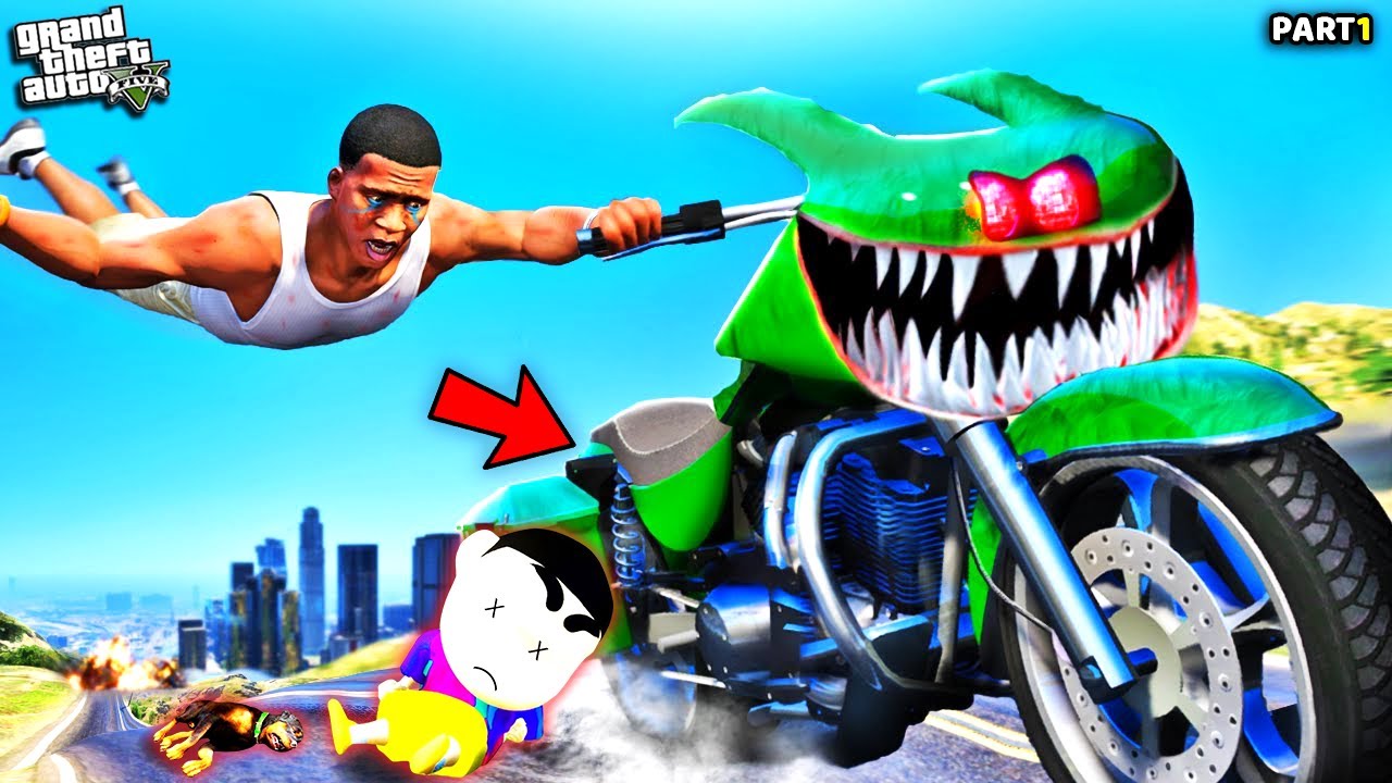 Franklin New Bike Is A CURSED KILLER BIKE In GTA 5 | FRANKLIN SHINCHAN ...