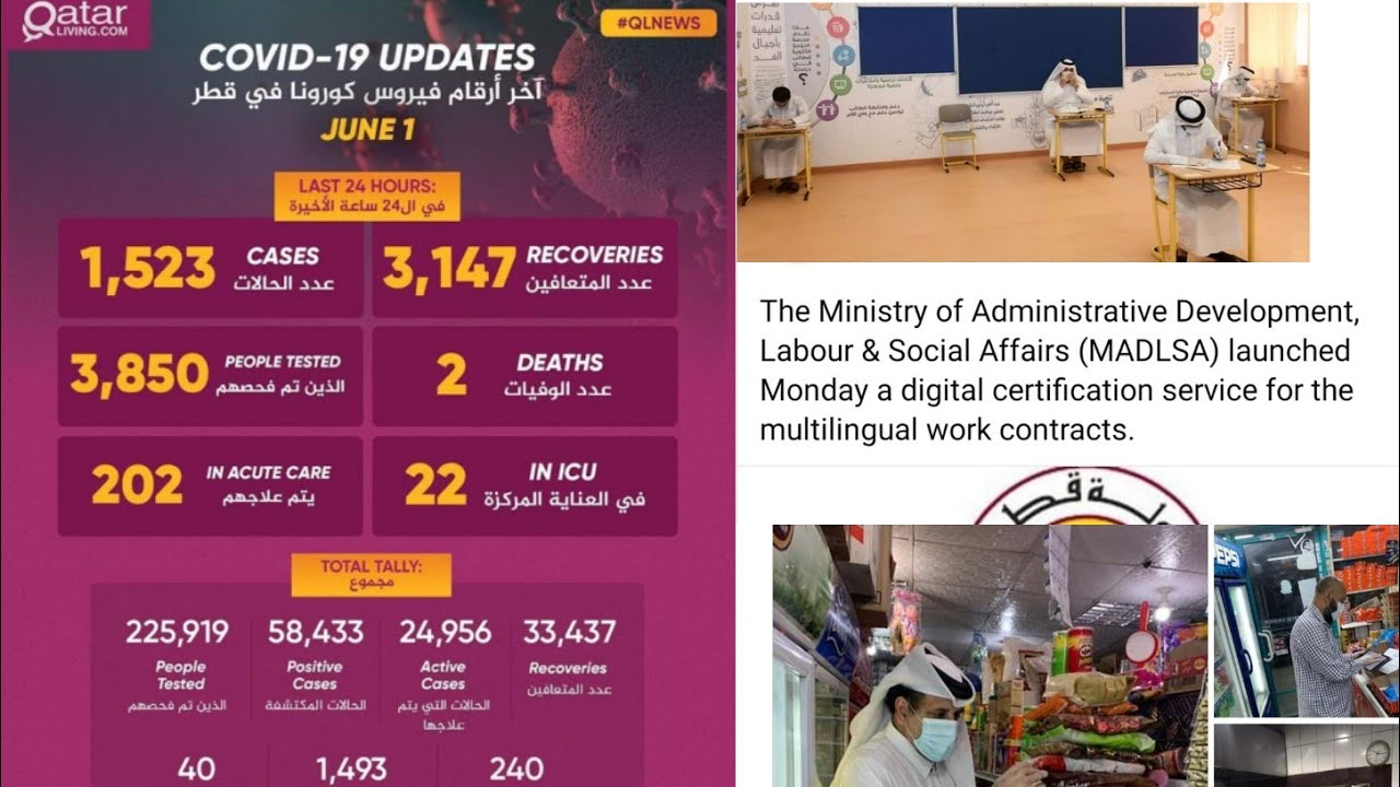 Qatar News today The Ministry of Administrative Development, Labour ...