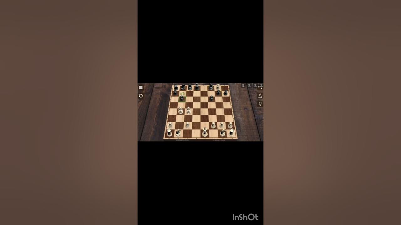 Easiest chess match. Plying with level 1 computer. CHESS - YouTube