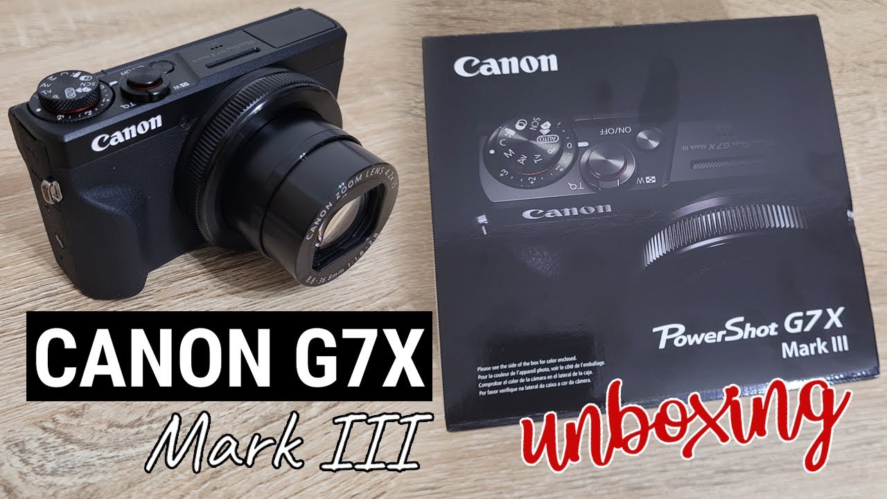 CANON G7X Mark III UNBOXING | Product Specifications | Vlogging Camera ...