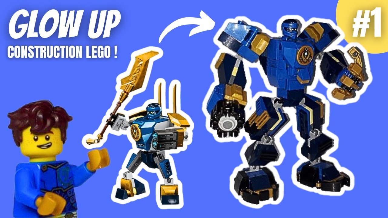 ON GLOW UP LE ROBOT DE JAY⚡(tuto construction lego) ! - YouTube