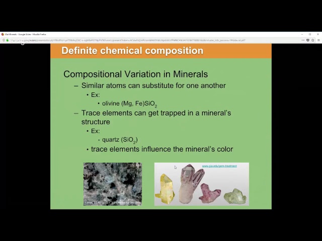 Definite Chemical Composition