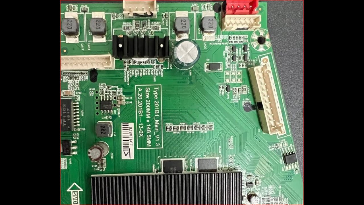 201B1 MAIN V1 3 Haier 55 4K LE55K6500UA emmc pinout - YouTube