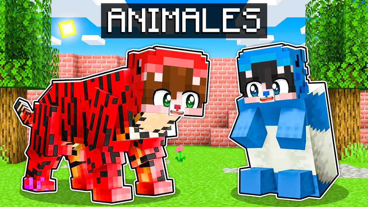 Nos Convertimos En ANIMALES En Minecraft! - YouTube