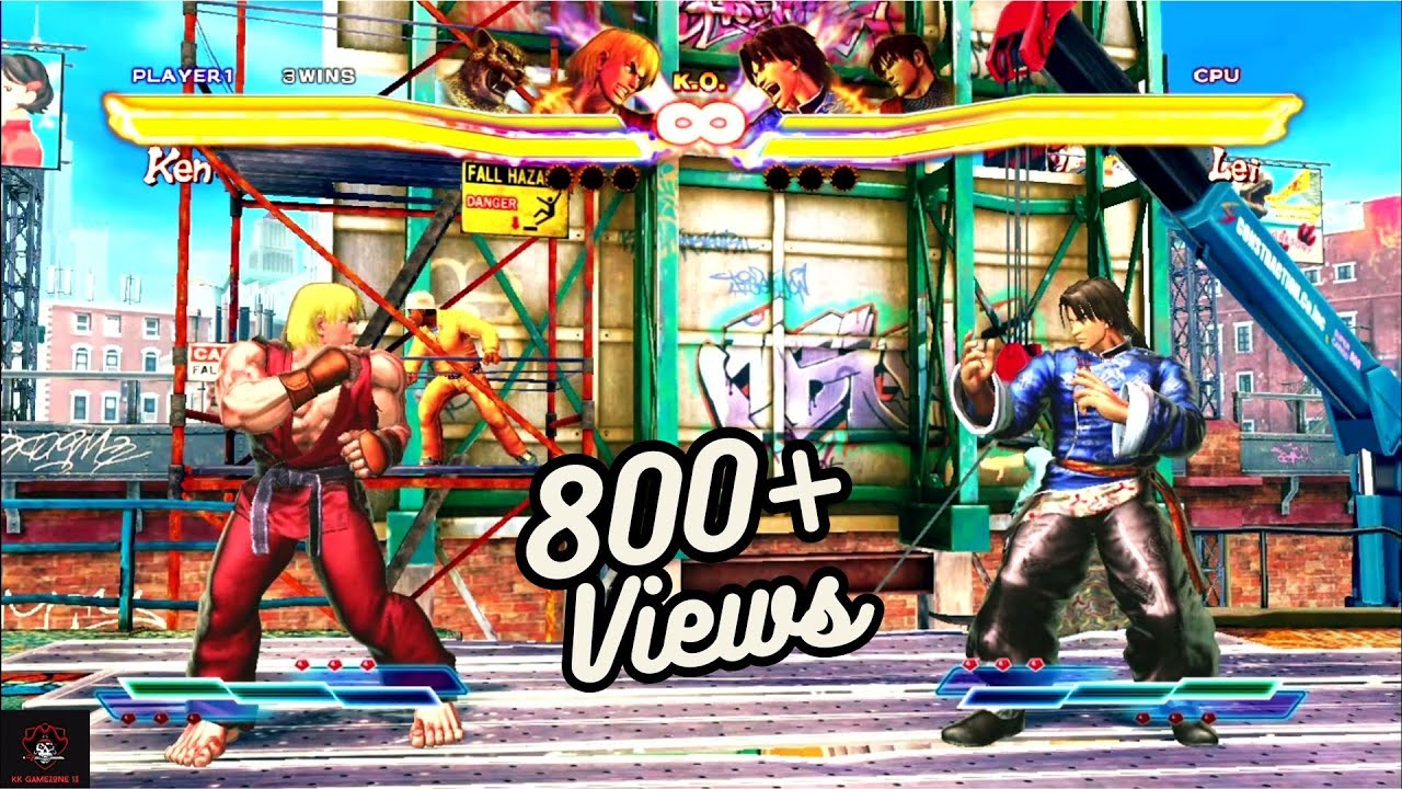 Street Fighter x Tekken Gameplay - Ken & King VS Lei & Guy # ...