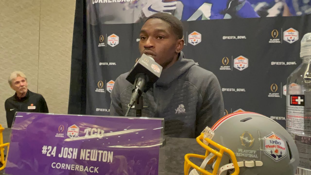 TCU CB Josh Newton talks being a Frog and the challenge Michigan brings ...