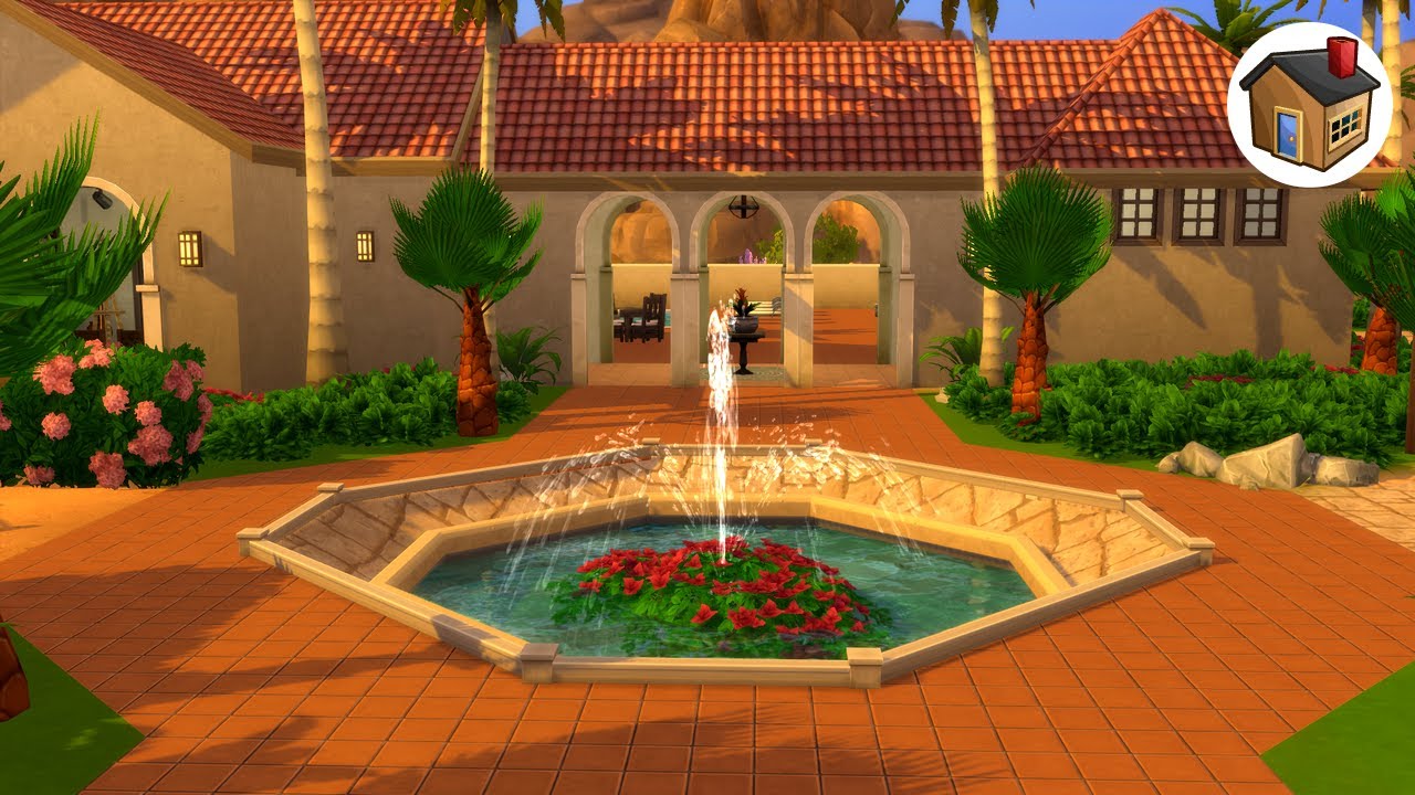 DÉSERT BLOOM // Les Sims 4 : Speed Build - YouTube