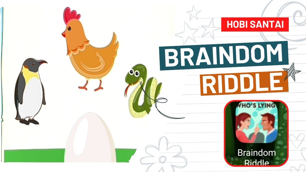 Braindom Riddle "Mana ibunya??? " - YouTube