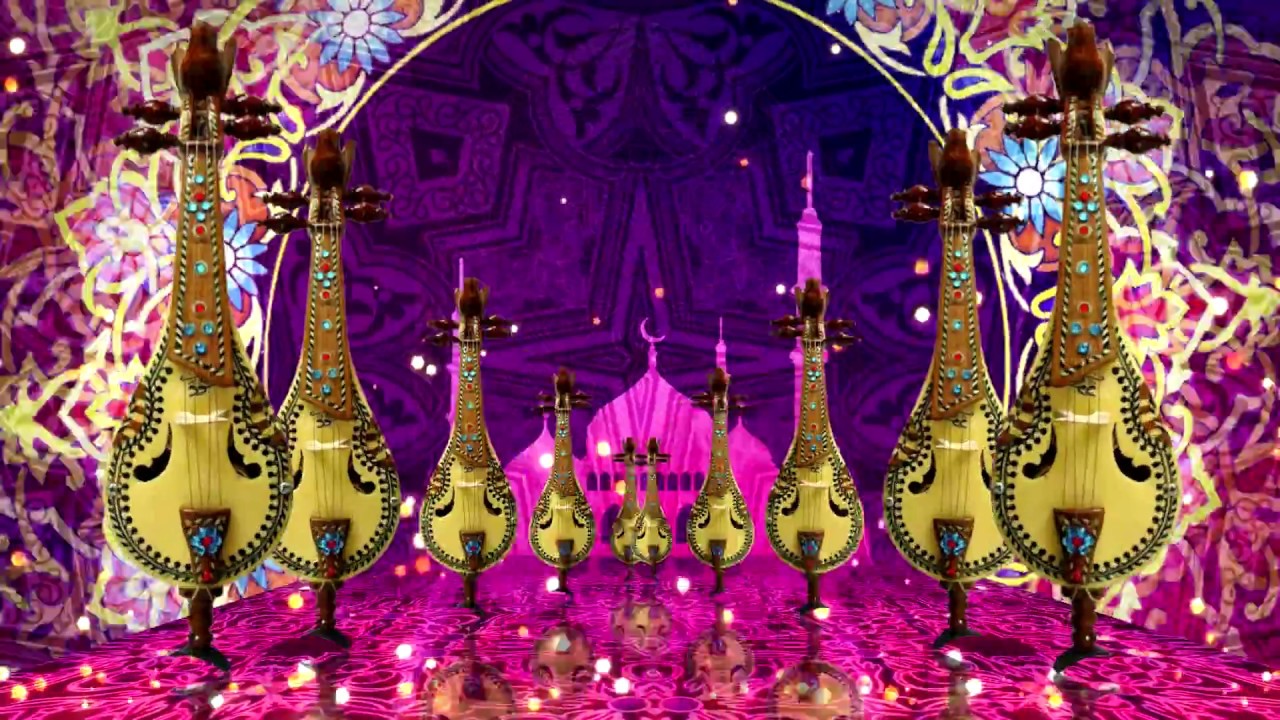 Photography background video background Colorful central Asian style ...