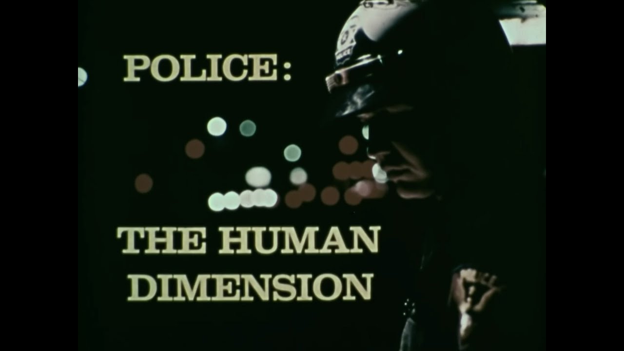 1975, THE POLICE HUMAN DEMENSION, COMMUNITY, educational film - YouTube