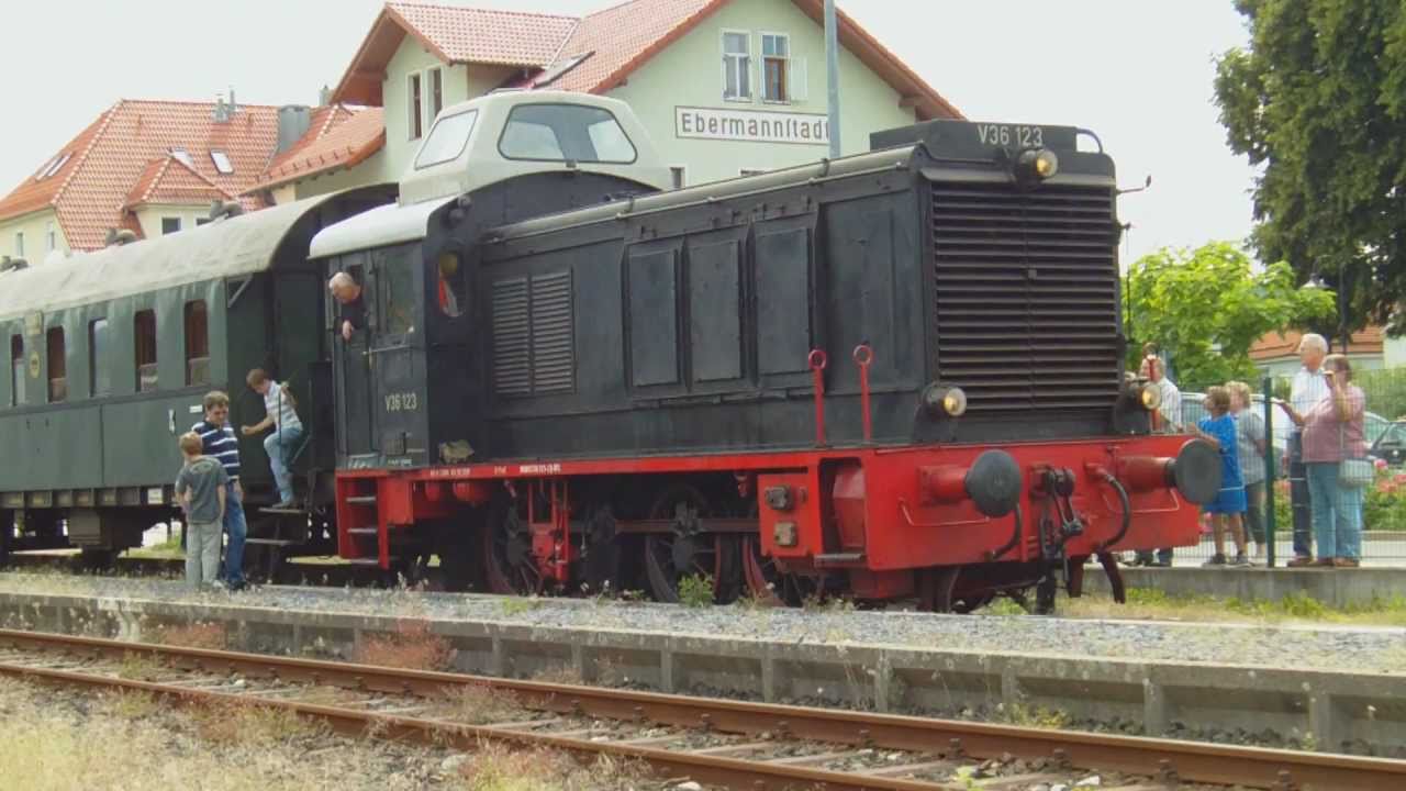 Betriebstag mit V 36 123 & Br. 64 491 - YouTube