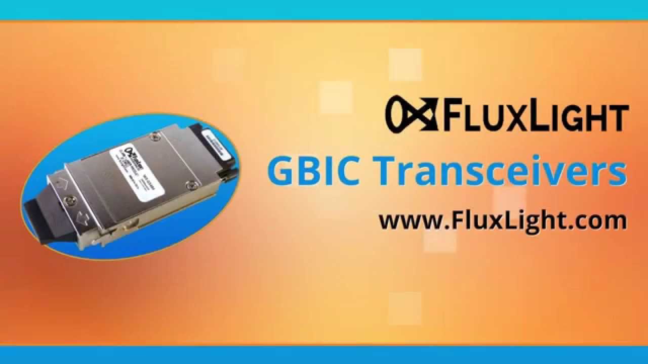 Gigabit Interface Converter (GBIC) Transceivers - YouTube