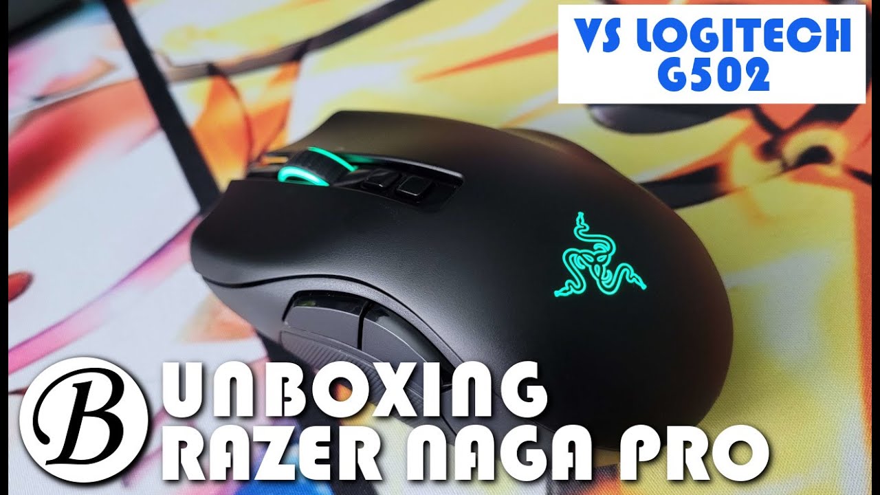 Razer Naga PRO | Unboxing i porównanie z Logitech G502 - YouTube