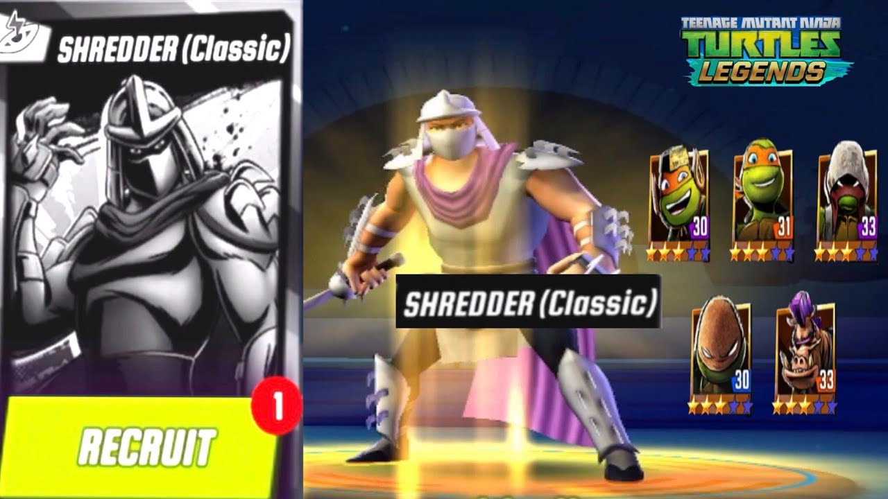 Unlocking Shredder Classic : Tmnt [Teenage Mutant Ninja Turtles ...
