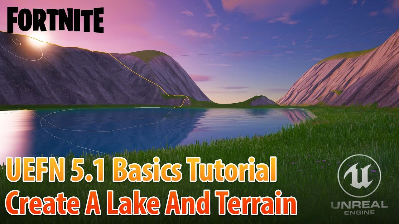UEFN Tutorial : How To Make A Lake Really Easy - YouTube