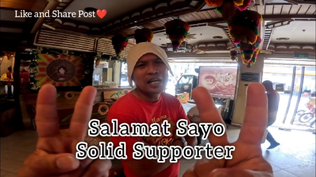 salamat Sayo Solid Supporter @markvirhilgingoni1498 - YouTube