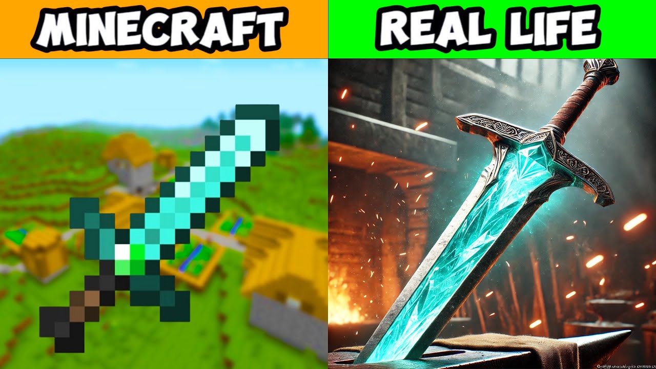 MINECRAFT MOBS VS SUPER REAL LIFE | Super Realistic 4k - YouTube
