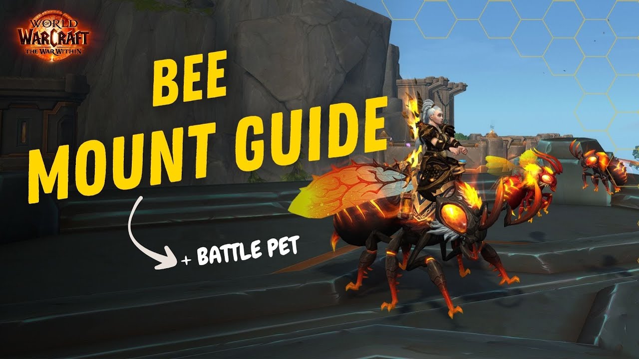 Bee(Soaring Meaderbee) Mount Guide | World of Warcraft | The War Within ...