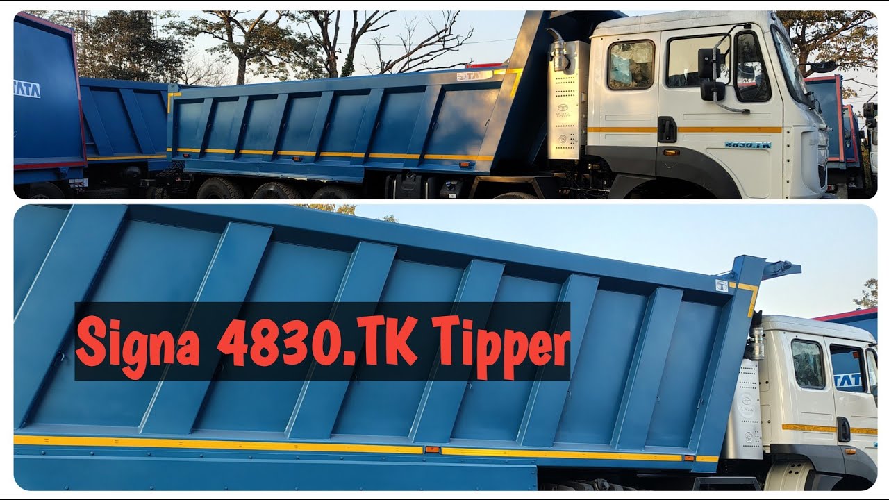 Tata Signa 4830.TK me Alag Alag Size ka Tipper Lagta Hai ...