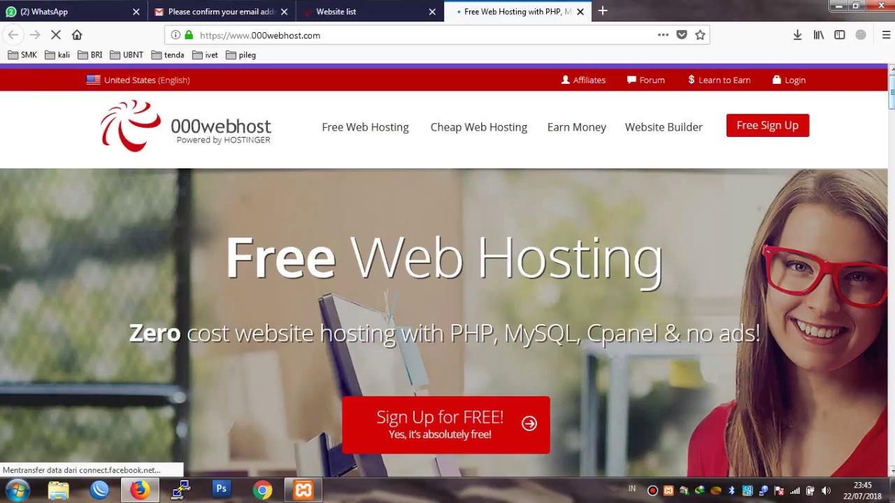 CARA UPLOAD FILE LOCALHOST XAMPP KE 000WEBHOST.COM - YouTube