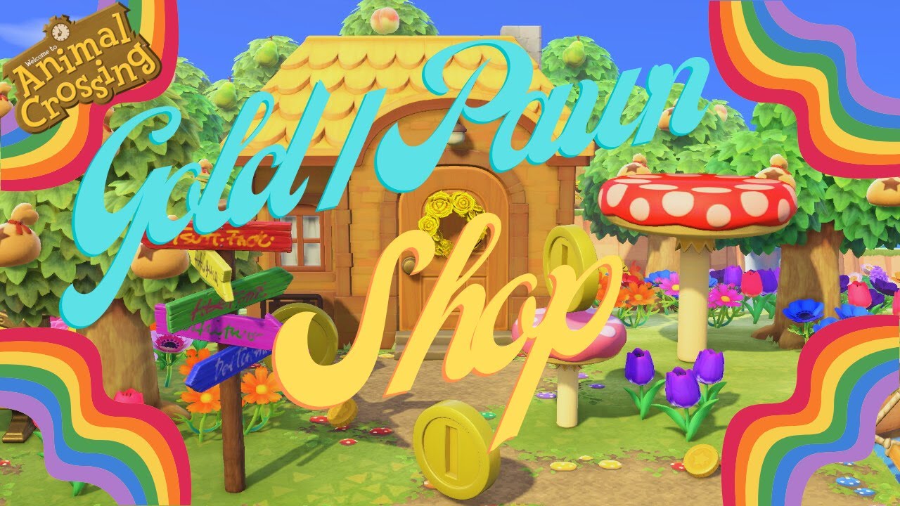 Goldie's Gold/Pawn Shop | ACNH Speed Build - YouTube