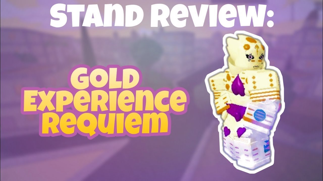 ROBLOX A BIZARRE DAY : REVIEW STAND GOLD EXPERIENCE REQUIEM - YouTube