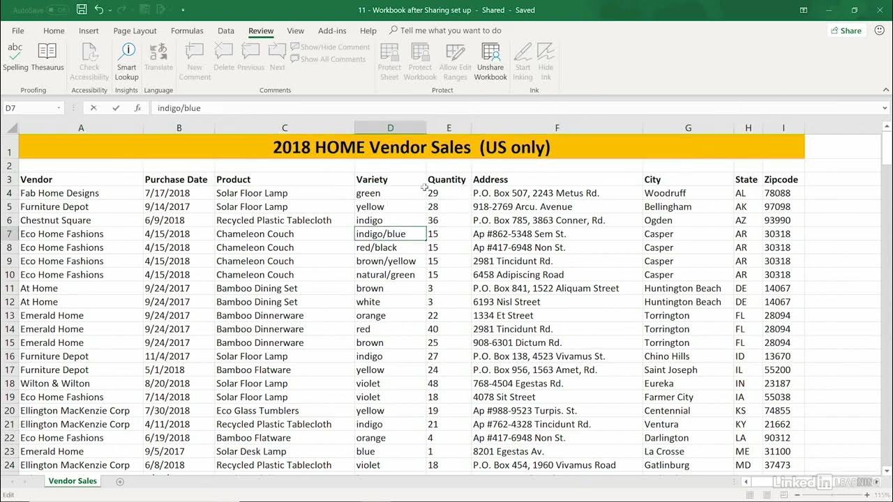 Tracking changes in Excel | Excel 365 - YouTube