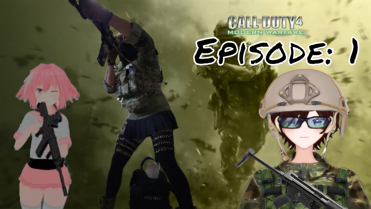 Unhinged Femboi Vtuber Joins The SAS (COD 4 Remastered Pt: 1) - YouTube
