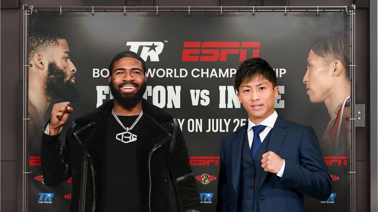 (FINALLY!) STEPHEN FULTON VS NAOYA INOUE FACE OFF ON JULY 25th - YouTube