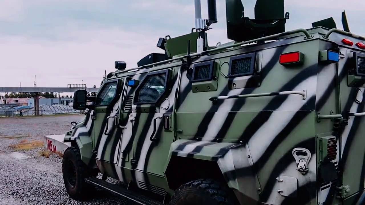 UGV KRAZ SPARTAN INFOCOM - YouTube