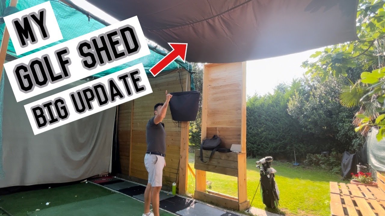 My Golf Shed Construction UPDATE - YouTube