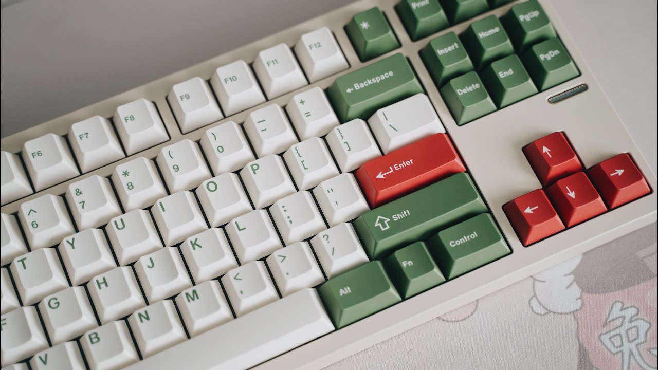 QK80 Milky White // full build + sound test - YouTube