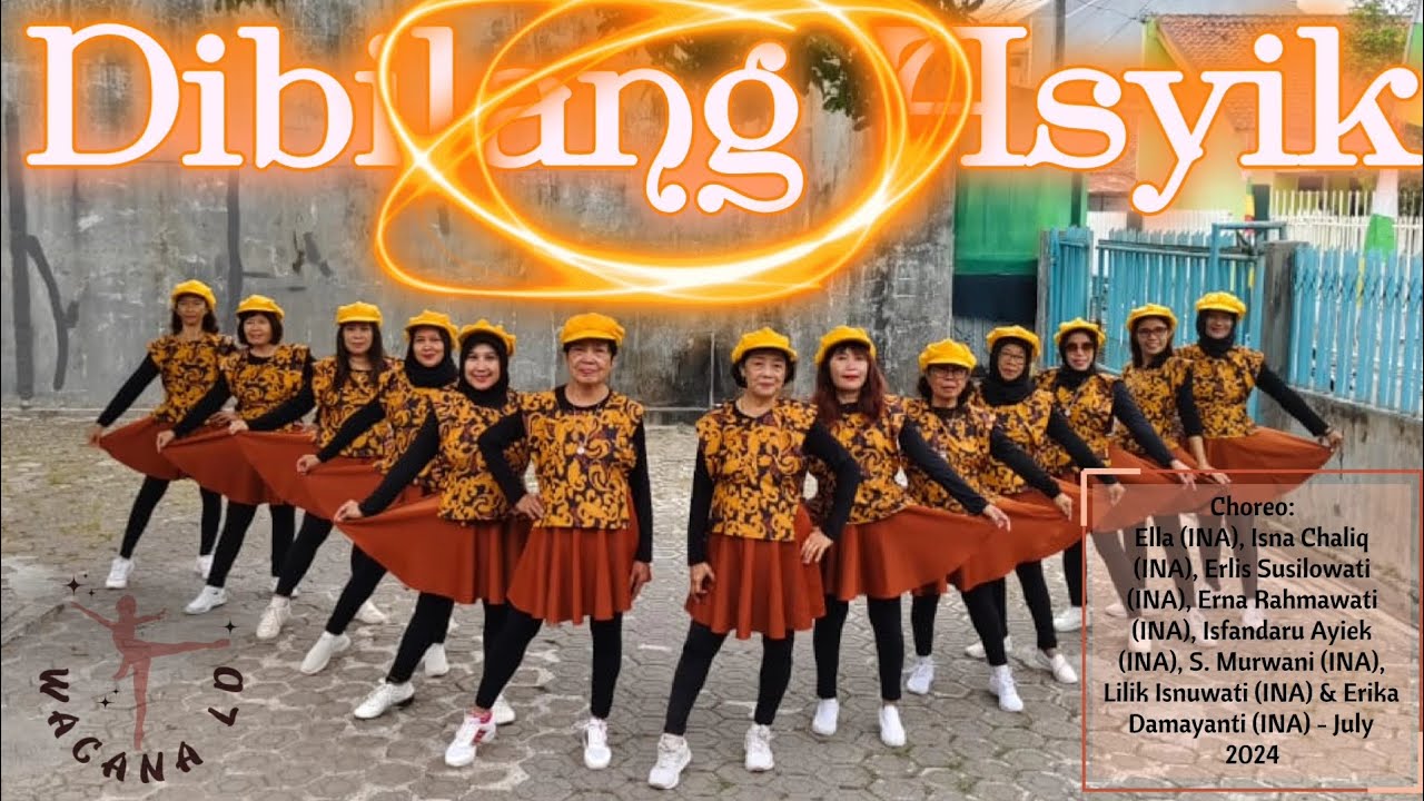 Dibilang Asyik - Line Dance - Beginner - July 2024 - YouTube