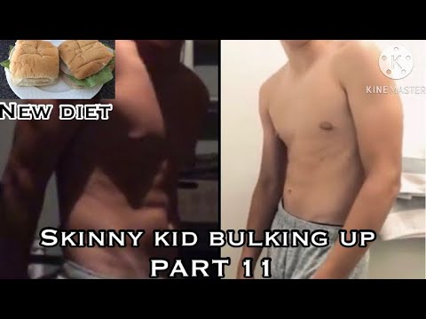 Skinny kid bulking up part 11 | rest day (new diet) - YouTube