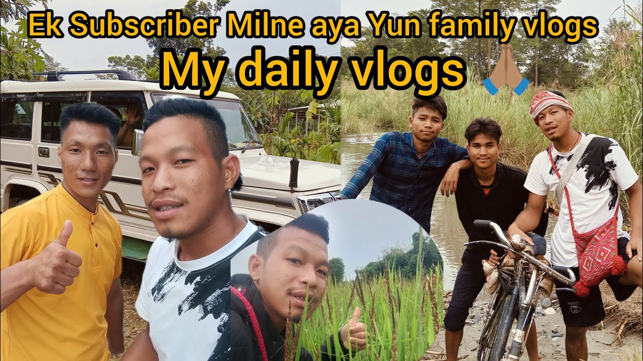 Ek Subscriber Milne aya @b.yunfamilyvlog || my daily vlogs 🙏🏽 || or aaj chikko vlog log v Aya ...