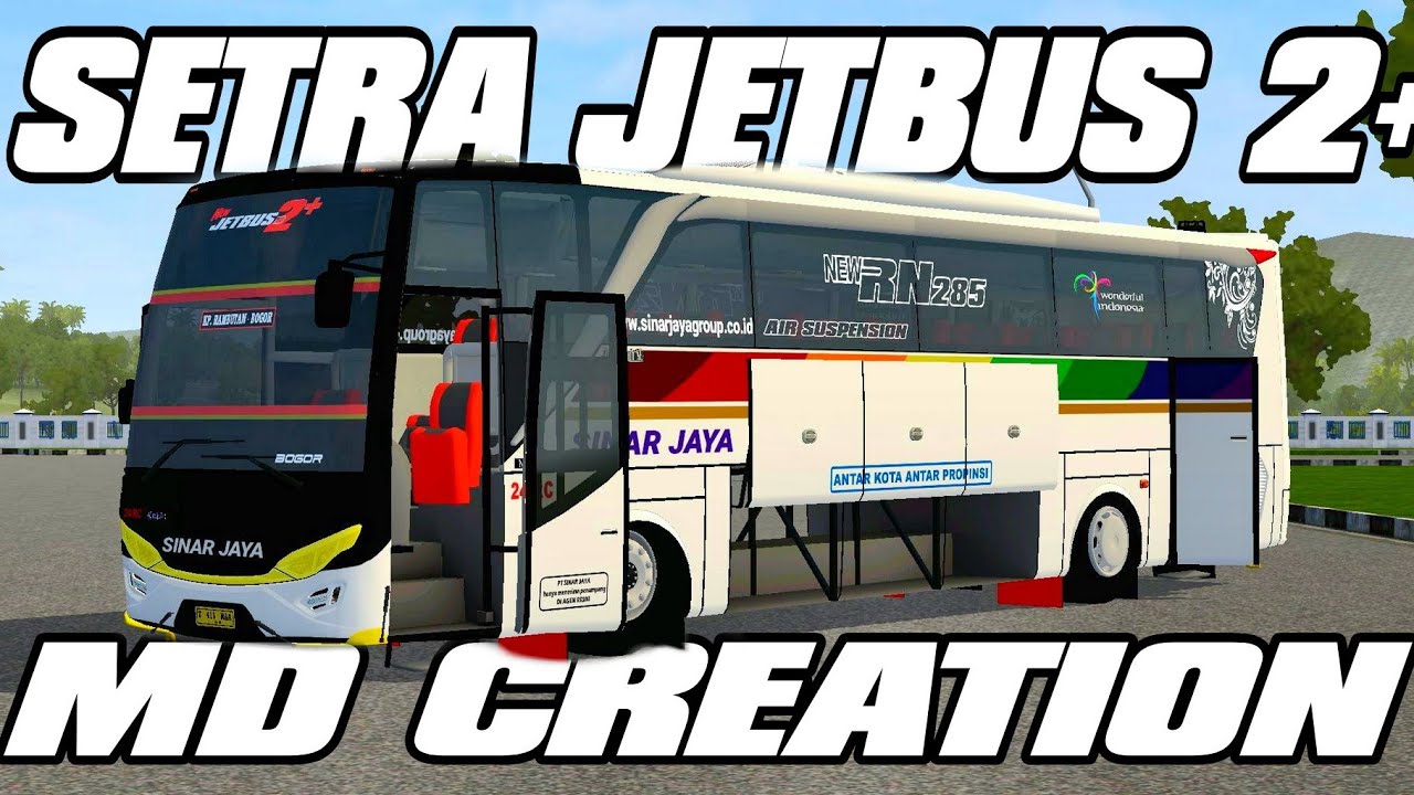 Setra Jetbus 2+ HD | MD Creation Reborn | MOD BUSSID FREE - YouTube