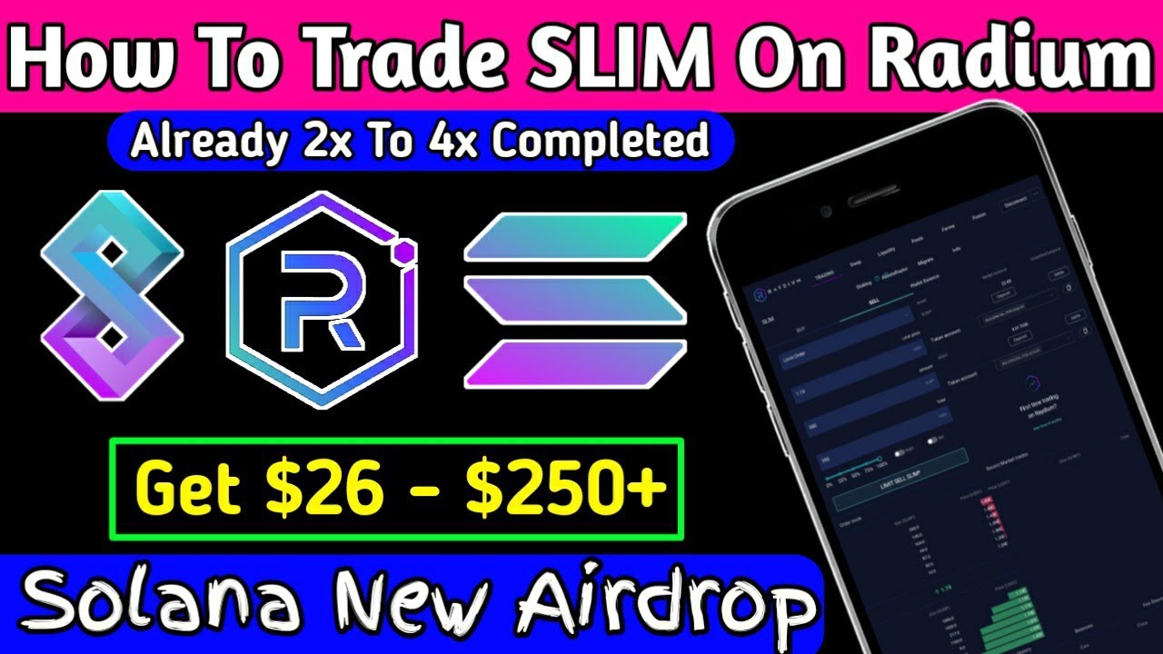 How To Trade SLIM #Solanium Token 🔥 New Solana Airdrop 💝 How To Sell ...