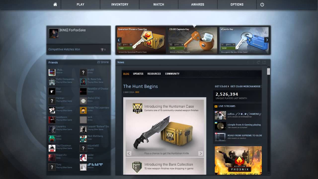 CS GO - E83 Opening Huntsman Boxes Weapon Cases + Giveaway - YouTube
