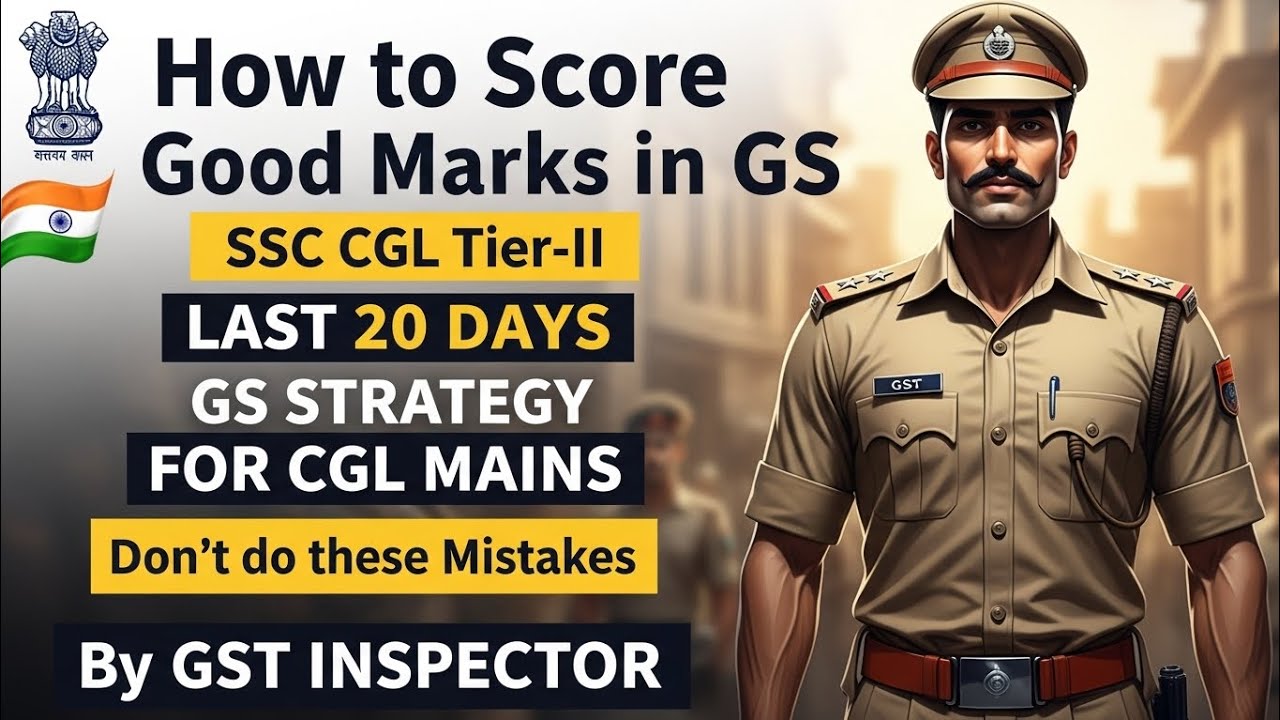 SSC CGL Last Days GS Strategy #ssccgl #cgltier2GS #cglmainsgs # ...