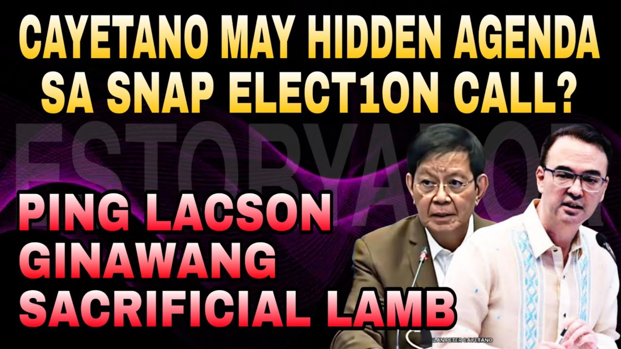 Lacson SACRIFICIAL LAMB para isalba si SP Sotto | Allan Cayetano may ...