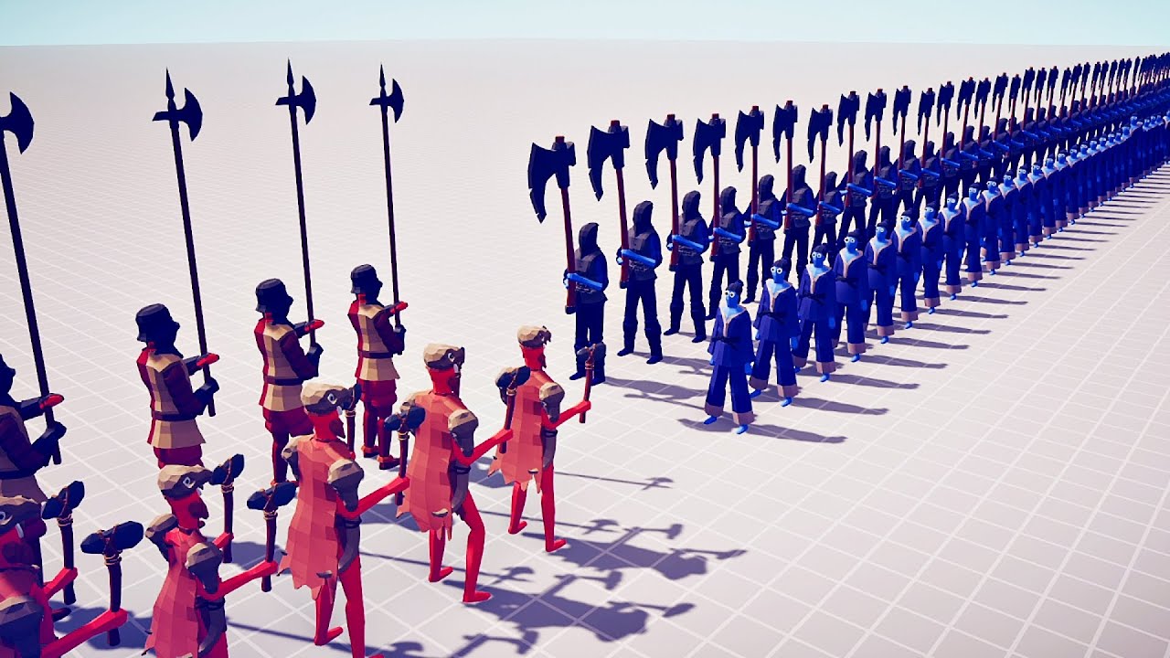 EXECUTIONER & TAEKWONDO vs CHIEFTAIN & HALBERD | TABS Totally Accurate ...