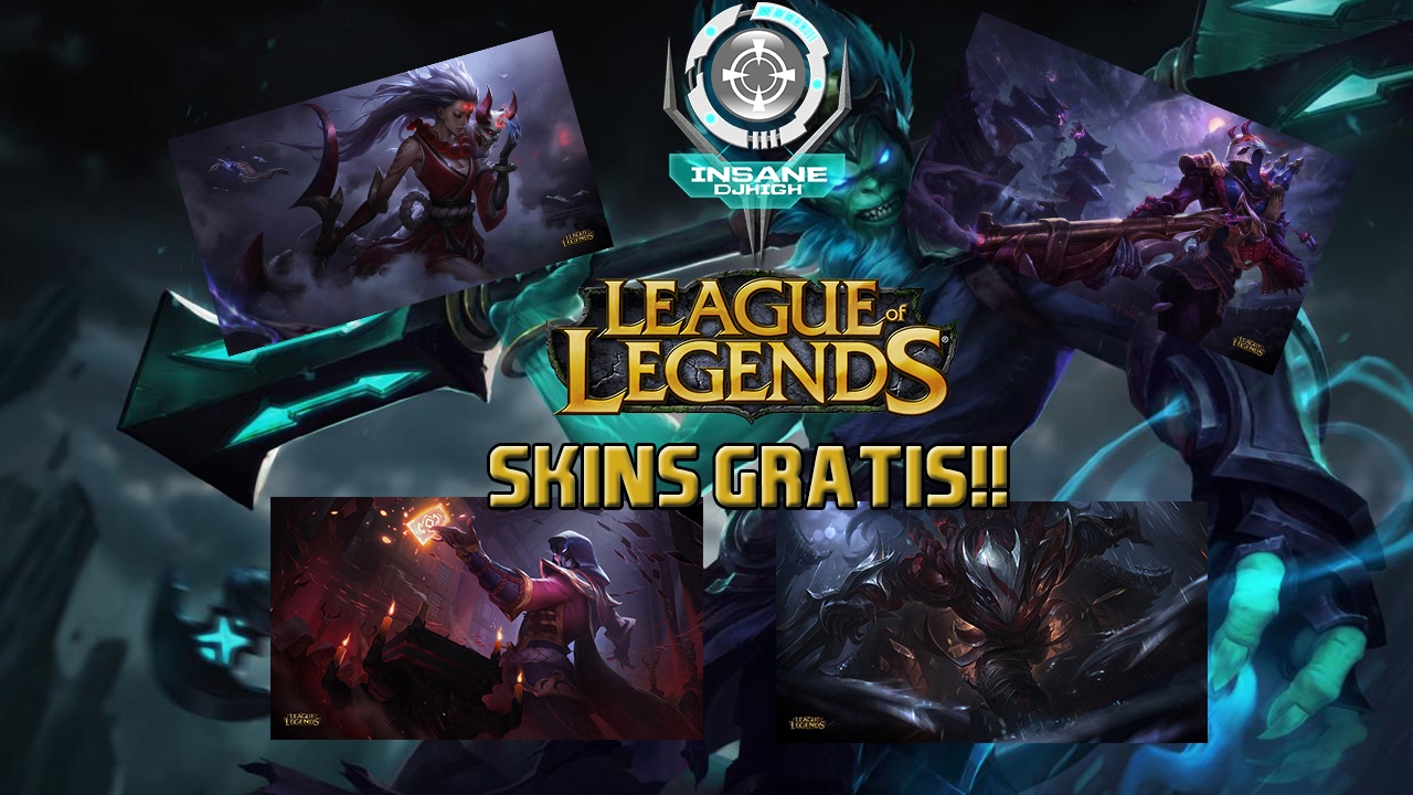 LEAGUE OF LEGENDS - SKINS GRATIS DE LUNA DE SANGRE!!! [ HD ] - YouTube