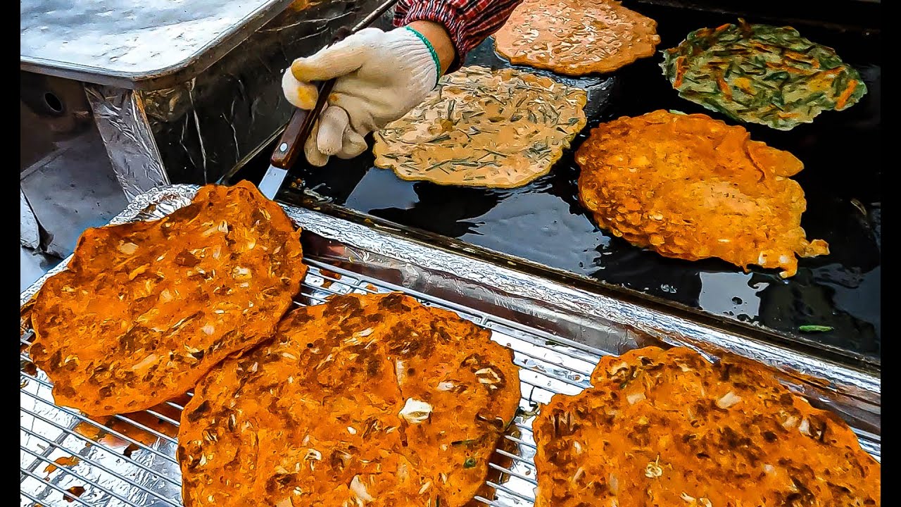 It's raining? Go to this store! ｜Grandma’s Korean Traditional Pancake ...