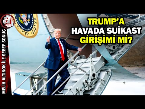 Trump'ın uçağına ne oldu? Uçak arızası Trump'a ölürsün mesajı mı? | A Haber