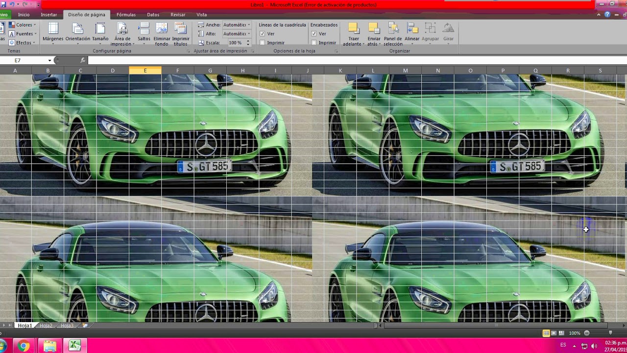 imagen de fondo excel - YouTube