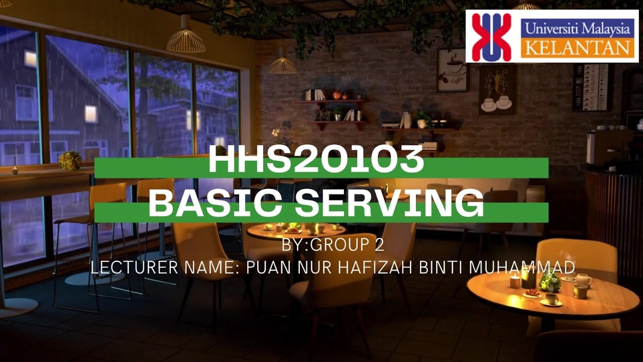 HHS20103 BASIC SERVING TRAINING VIDEO - YouTube